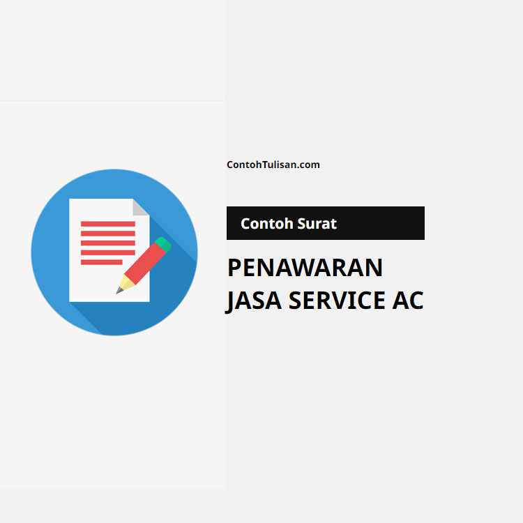 Contoh Surat Penawaran Jasa Service AC | contohtulisan.com
